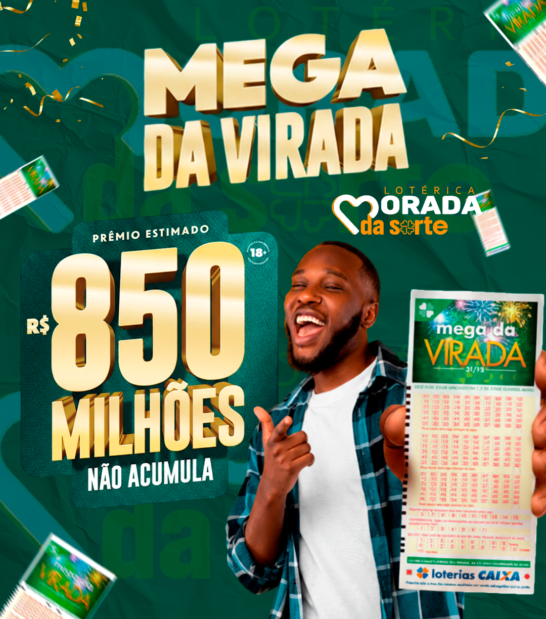 Mega da Virada – Lotérica Morada da Sorte